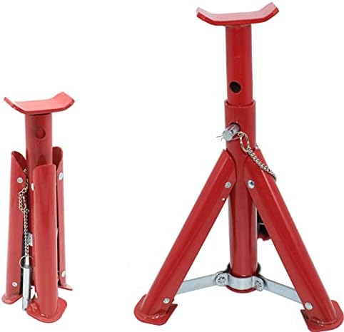 AUTOXBERT Foldable 3T Heavy Duty Car Jack Stand Repairing Tool Axle ...