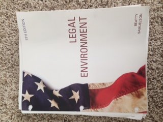 Legal Environment 5th Edition: Jeffrey F. Beatty: 9781285898254: Amazon ...