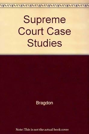 Supreme Court Case Studies: Bragdon: 9780028237961: Amazon.com: Books
