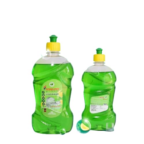 ECOBLESS Dishwashing Liquid Gel - Organic, Herbal Formula, Non-Toxic ...
