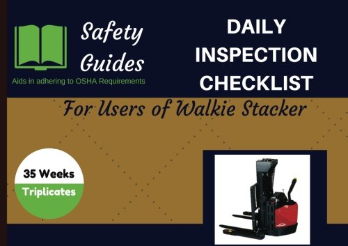 Walkie Stacker Daily Inspection Checklist Logbook | Amazon.com.br