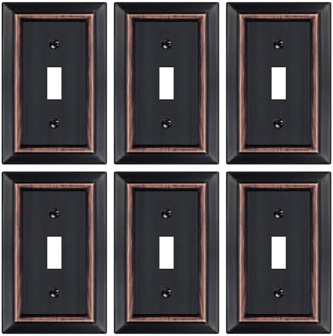 ZILLSEA Combination Metal Wall Plate, 2 Toggel / 1 Duplex Switch Plates ...