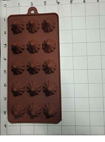Cake Decor New Mini Modak Shape 15 Cavity Chocolate Mould, Silicone ...