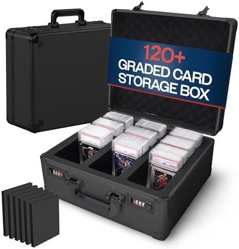 Amazon.com: Graded Sports Card Storage Box - Card Case - Trading Card ...