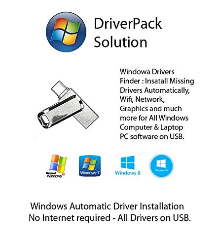 Drivers for all Windows computer and laptop with 64 GB pendrive with ...