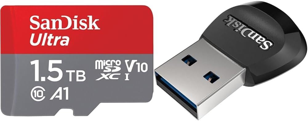 Amazon.com: SanDisk 1.5TB Ultra microSDXC UHS-I Memory Card with ...