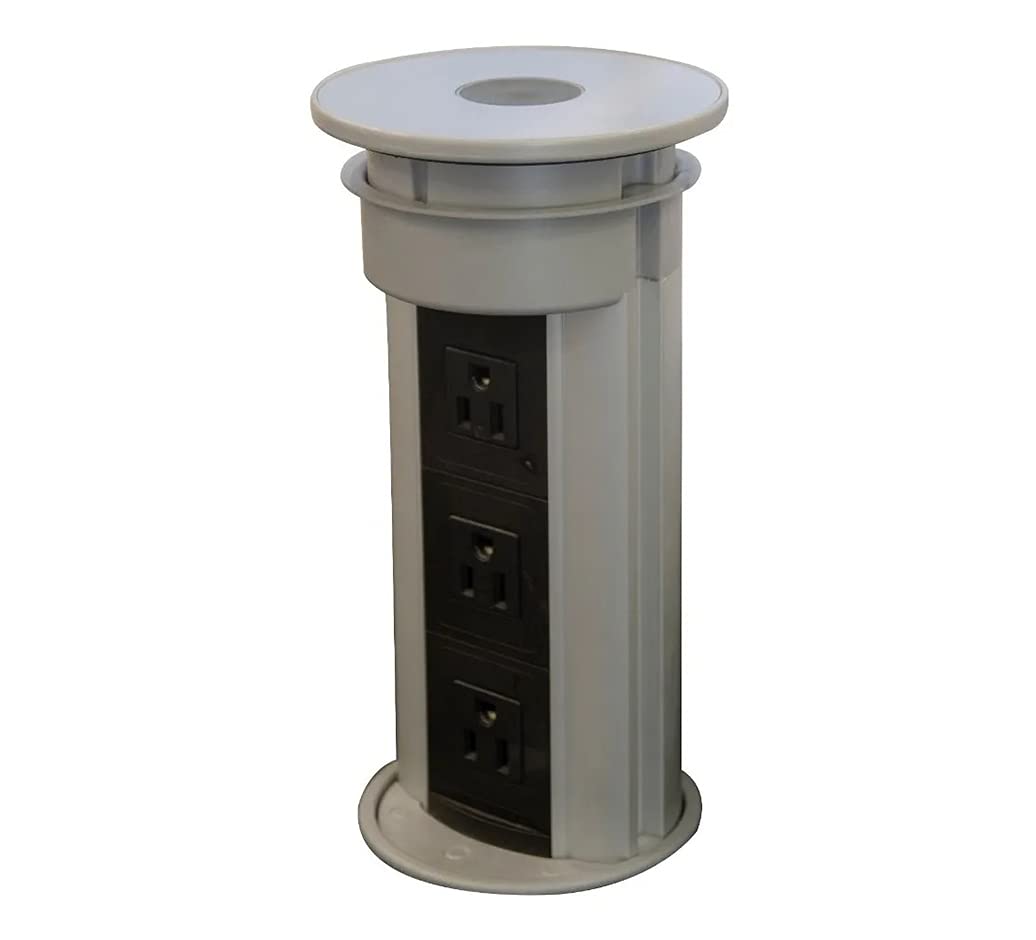Cymisa Multicontacto de Torre Push Elite para Cocina, 3 sockets ...