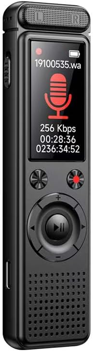 64GB Voice Recorder with Noise Reduction, USB C Rechargeable Voice ...