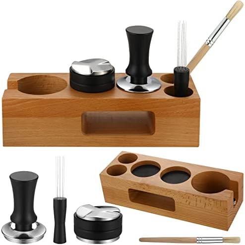 Amazon.com: Y-Step 5 Pack Espresso Tamper Set Espresso Accessories Kit ...