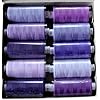 Coats Moon Polyester Sewing Thread - 10x1000yds Assorted Lilacs/Purples ...
