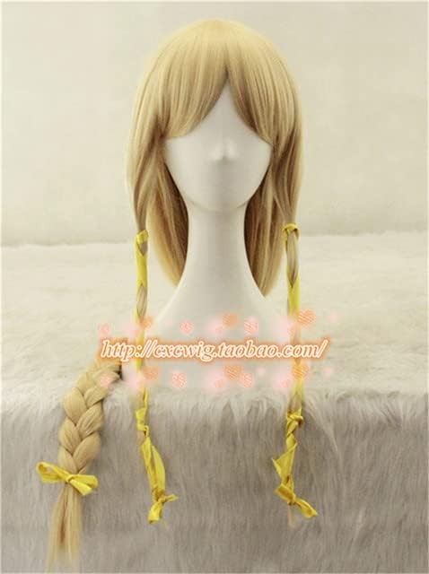 LINLINCD Zelda Twilight Princess Cosplay Wig Comic-Con Yellow Braids ...