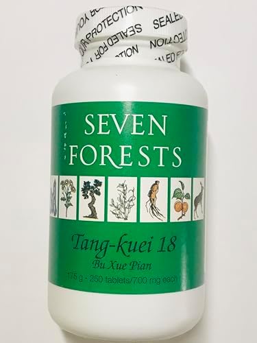 Amazon.com: Tang-kuei 18 By Seven Forests, 250 Tablets, 700 Mg ...