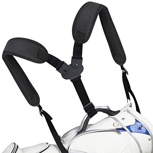 Big Teeth Golf Bag Shoulder Strap Double Padded Adjustable Angle and ...