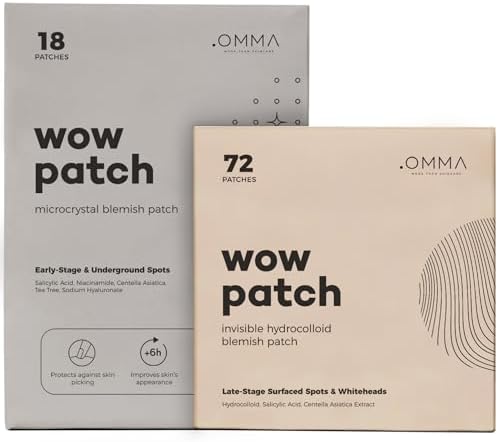 Amazon.com: OMMA 72 Patches Pimple Patches for Face and 18 Micropoint ...