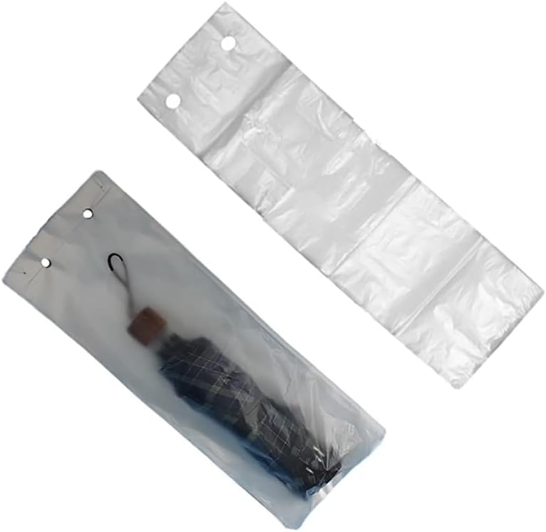 Amazon.com: Clear Plastic Umbrella Rain Bags Umbrella Sleeves Cover ...