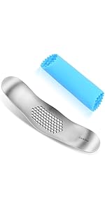 Amazon.com: Cook Guy 304 Stainless Steel Garlic Press Rocker Set ...