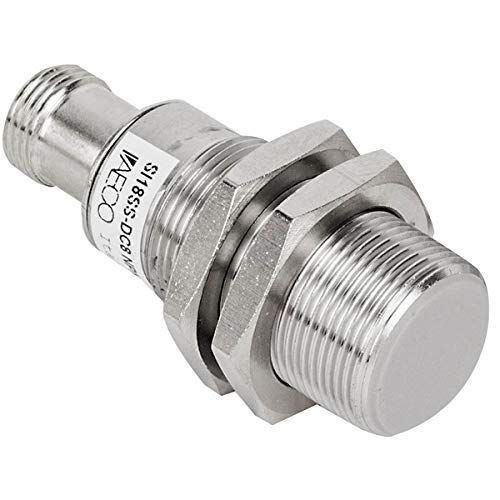 Inductive Proximity Sensor, 18 mm Diameter, Stainless, 10-30 VDC, 3 ...