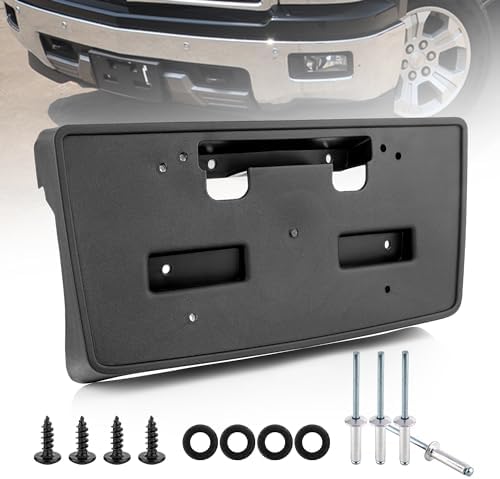 Amazon.com: RED WOLF Front License Plate Bracket Fit for 2014-2015 ...