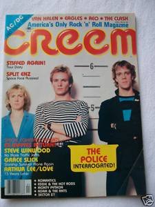 CREEM MAGAZINE - APRIL 1981 - THE POLICE / THE EAGLES / THE CLASH ...