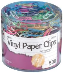 Amazon.com : M&G Paper Clips 480Pcs Colored Paper Clip Medium Size ...
