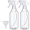 Amazon.com: Plastic Spray Bottles, 2-Pack, 16.9 Oz, Mist & Stream, Heavy Duty Spraying, Empty ...