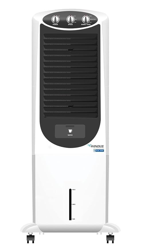 BLUESTAR 38-Litre Tower Air Cooler (White/Dark Grey) : Amazon.in: Home ...