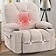 Amazon.com: REFICCER Recliner Chairs for Adults, Pink Rocker Recliners ...