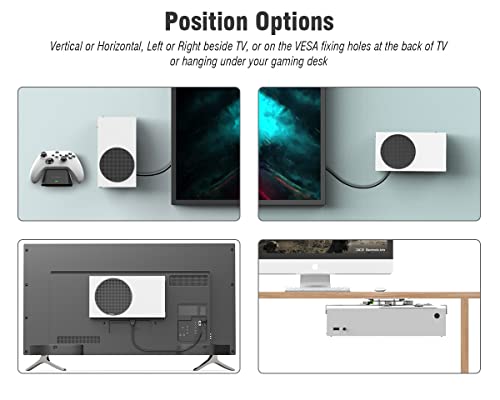 Magnetic Wall Mount for Xbox Series S, Metallic Support Bracket with ...