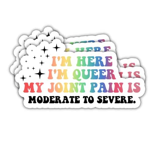 Amazon.com: I'm Here I'm Queer My Joint Pain is Moderate to Severe ...