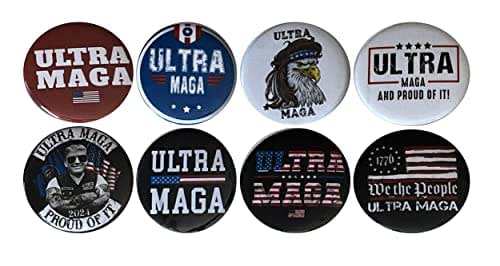 Amazon.com: Ultra MAGA buttons - Set of 8 2.25 inch pins Ultra MAGA ...