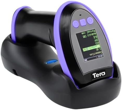 Amazon.com: Tera Barcode Scanner Wireless with Screen: Pro Version 1D ...
