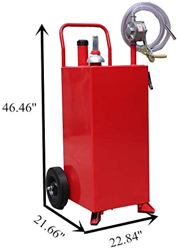 Parts-Diyer 30 Gallon Portable Gas Caddy Oil Storage Tank Large ...