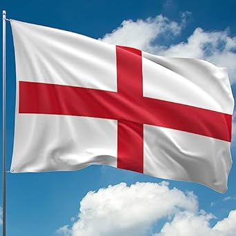England Flag - English St Georges Cross Flag - Double Seam - 2 brass ...