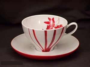 Amazon.com | Mikasa Pure Red #SL 134 Cups & Saucers: Drinkware Cups ...