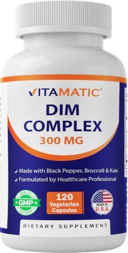 Amazon.com: Vitamatic DIM Supplement Complex for Women & Men - 300mg ...