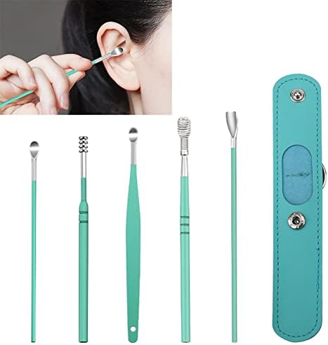 Amazon.com: Portable Earwax Removal Kit, Stainless Steel Spring Ear Wax ...
