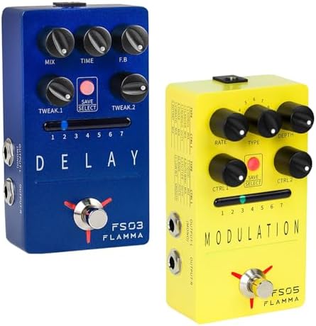 Amazon.com: FLAMMA Delay and Modulation Guitar Pedals : Musical Instruments