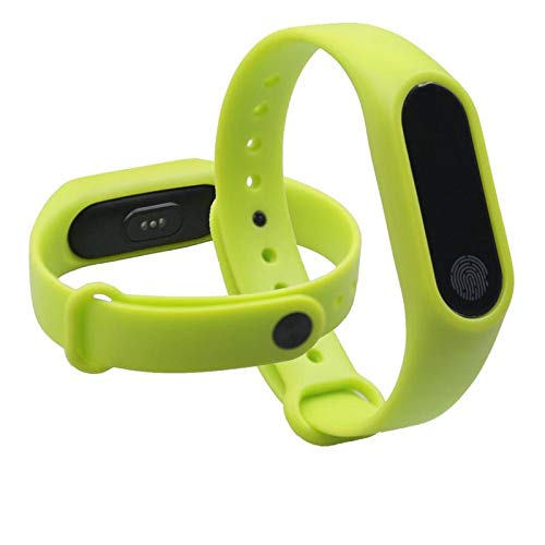 UFIT M2 Fitness Band with Heart Rate Monitoring(Parrot Green Strap ...