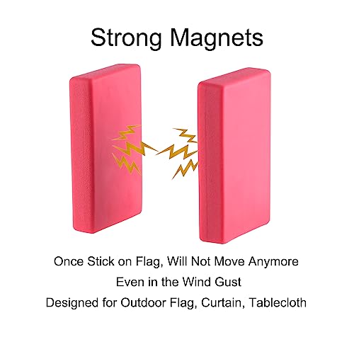 Snapklik.com : Magnetic Flag Weights For Bottom Of Flag In Winds ...