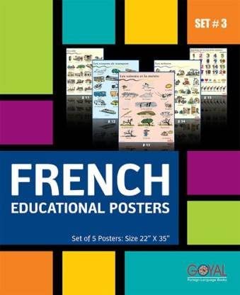 French Educational Posters - Set 3 : Goyal Publishers: Amazon.ca: Books