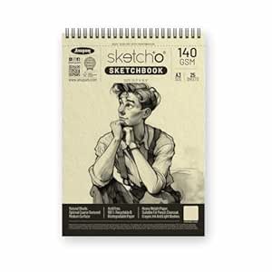 Anupam SketchO Sketch Book A3 Top Spiral Bound Sketchpad Acid Free Paper 140 GSM for Artists ...