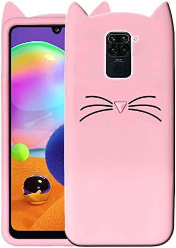 Coverage Back Coloured 3D Cat Soft Silicone Girls Back Case Cover for ...