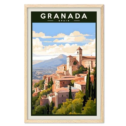 Amazon.com: Granada Poster, Granada Print, Spain Poster, Spain Wall Art ...