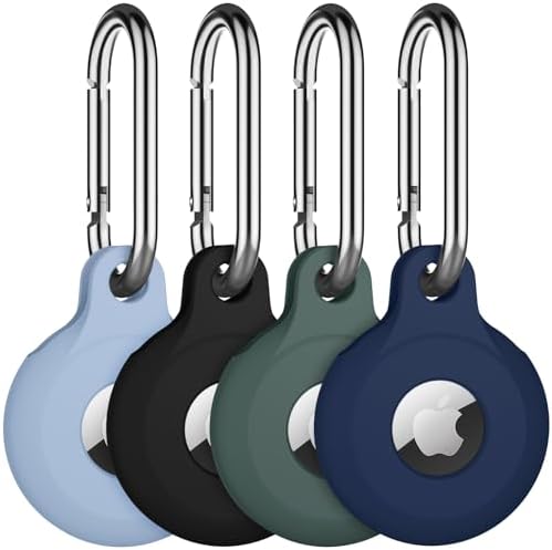 Amazon.com: ATUAT for Airtag Case Holder 4 Pack, Silicone Protective ...