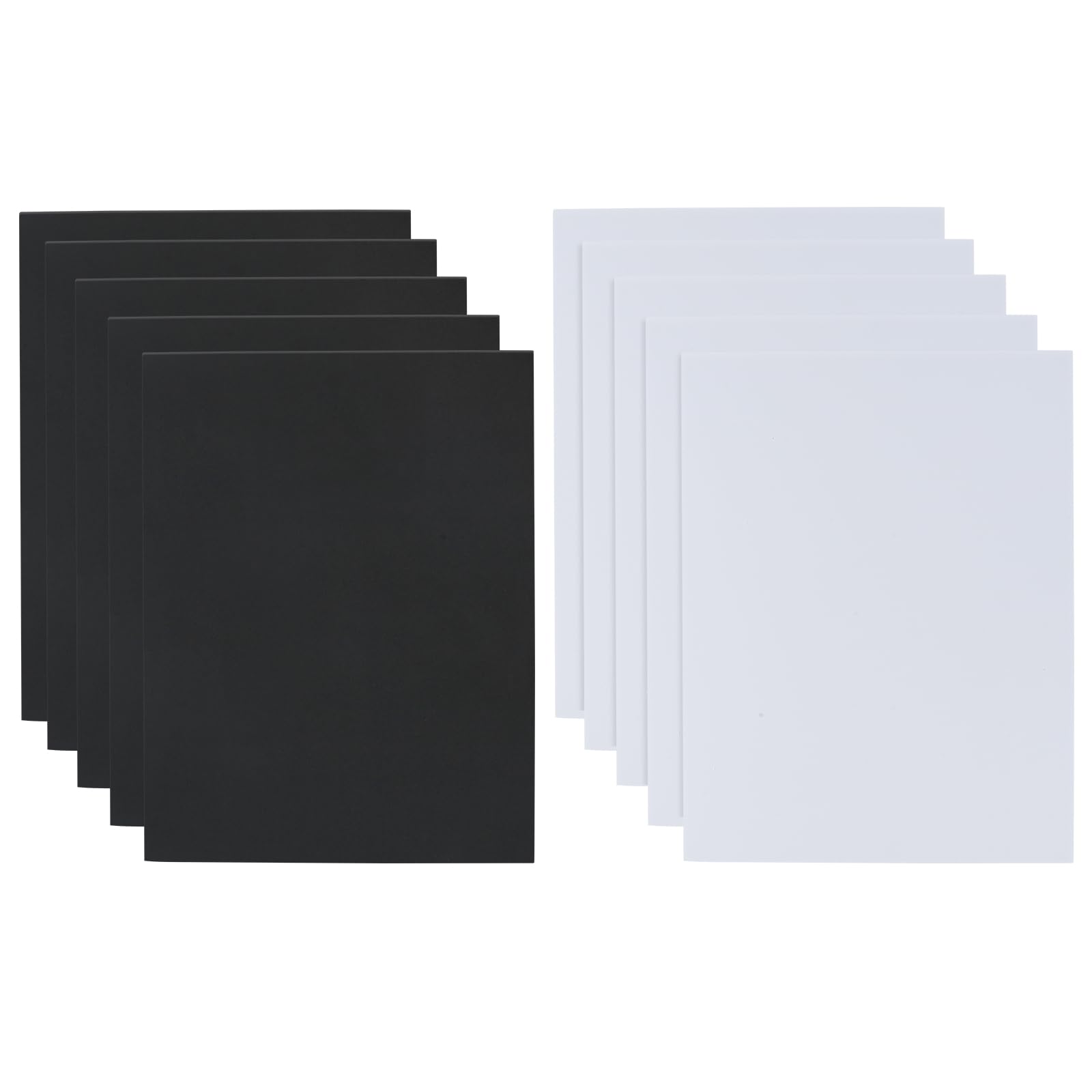 Buy VADUDA 10Pcs Black White Foam Board A4 EVA Craft Foam Sheets ...