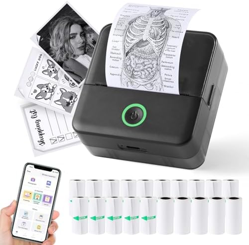 Amazon.com: Print Pods Mini Printer, Thermal Inkless Sticker Maker with ...