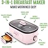 Amazon.com: GreenLife 3-in-1 Breakfast Maker Station, Healthy Ceramic ...