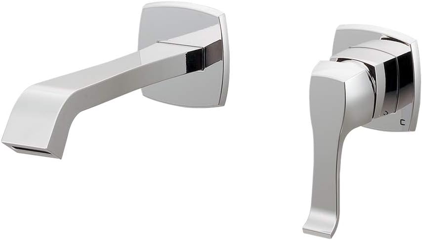 Amazon | カクダイ[KAKUDAI] 【193-002】 壁付シングルレバー混合栓 洗面用水栓金具 | 洗面水栓