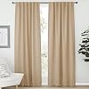Amazon.com: NICETOWN Window Treatment Elegant Curtains - (Biscotti ...