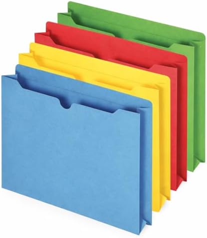 Amazon.com : GLIGRO Reinforced 2 Inch Expansion File Jackets, Letter ...
